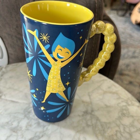 Disney | Dining | Disneys Inside Out Joy Cup Of Joy Mug Blue And Yellow ...